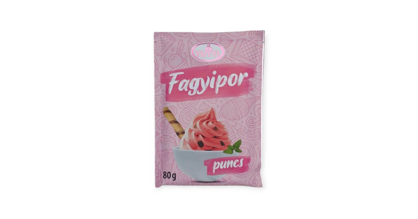 TUTTI Puncs fagyipor 80 g – Krémes fagyi otthonra